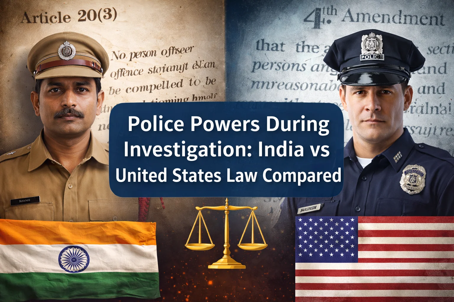 Police Powers During Investigation: India vs USA Law | Advocate Amit Arya